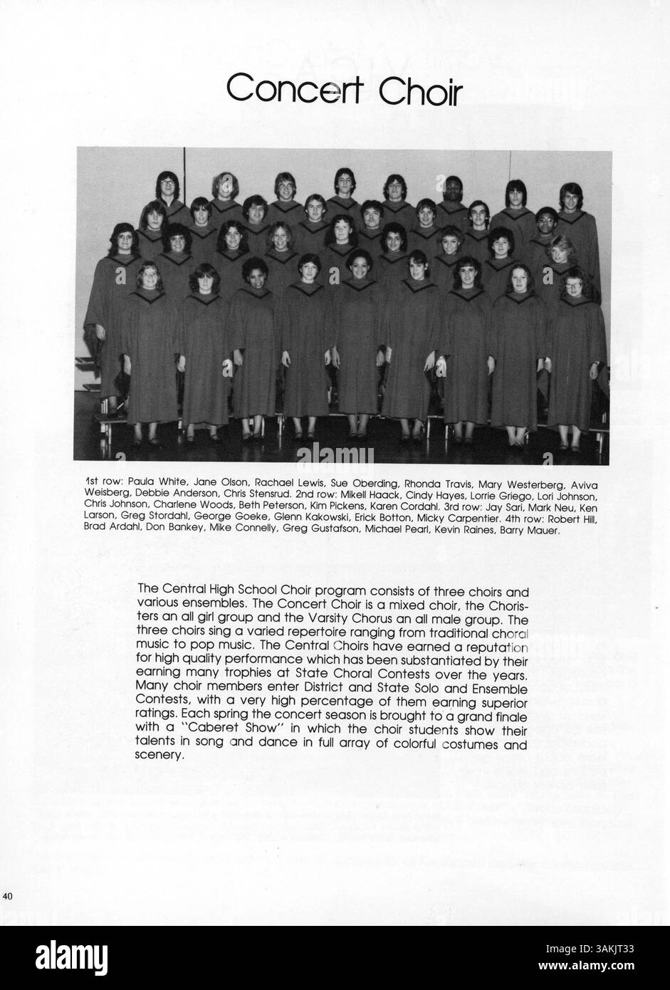 This 1982 yearbook from Central High, titled Eighty Two Centralian ...