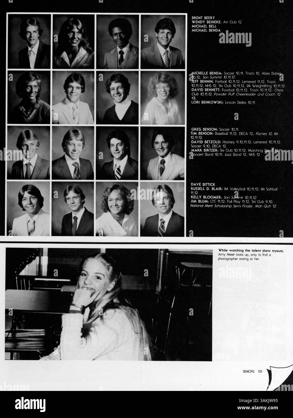 This 1982 yearbook from Lincoln High School documents the school year ...