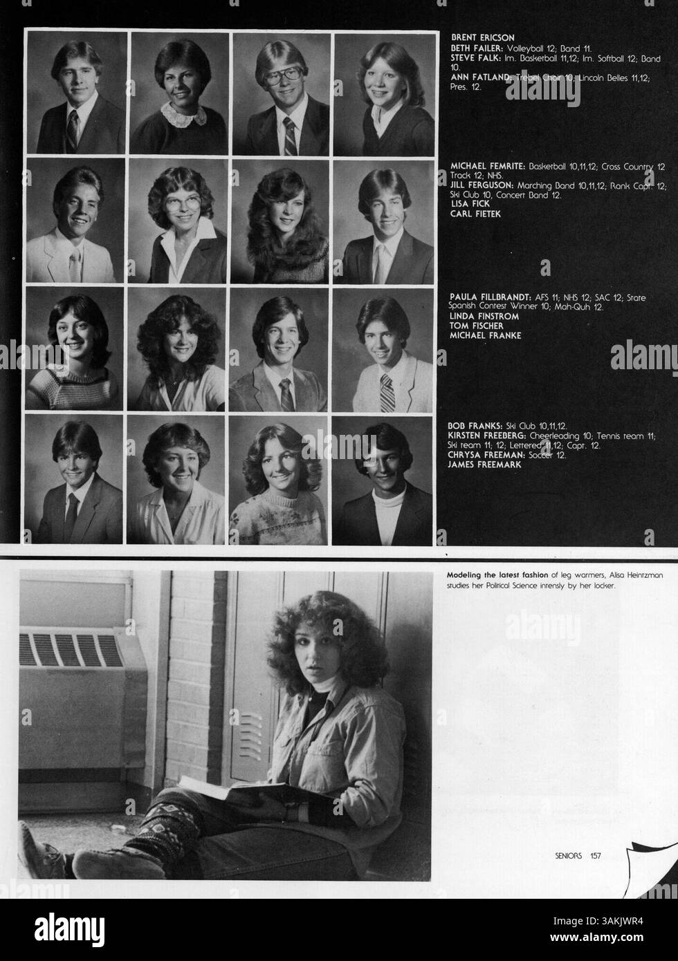 The 1982 Bear Yearbook from Lincoln High captures important moments ...