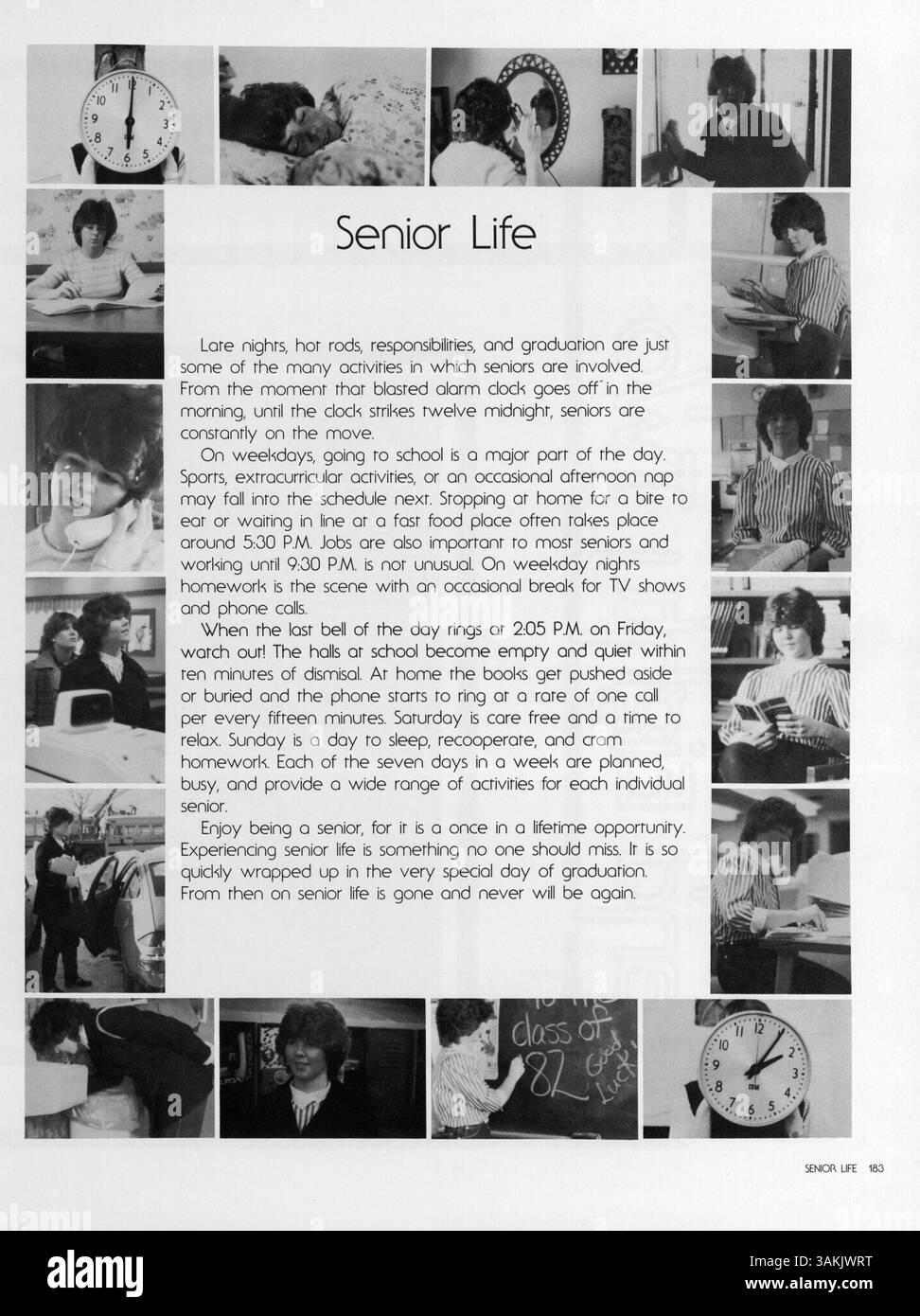 The 1982 Bear Yearbook from Lincoln High provides a historical snapshot ...