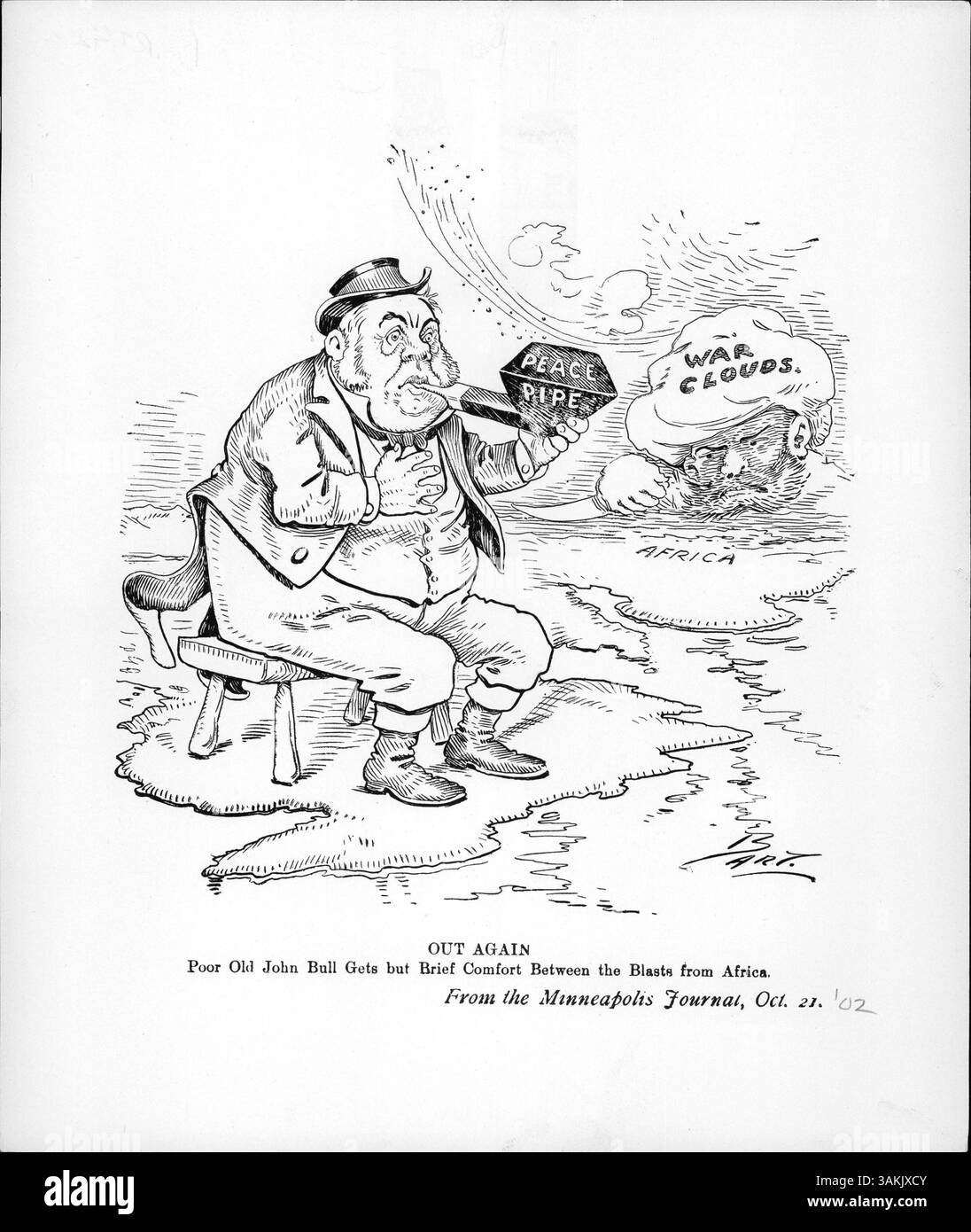 British imperialism cartoon hi-res stock photography and images - Alamy