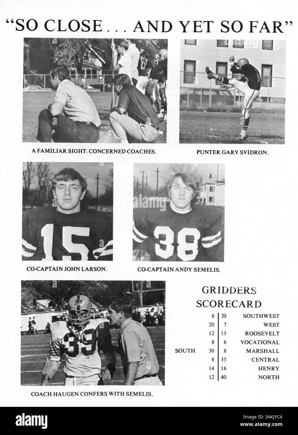 The 1971 South High Yearbook captures the key aspects of school life ...