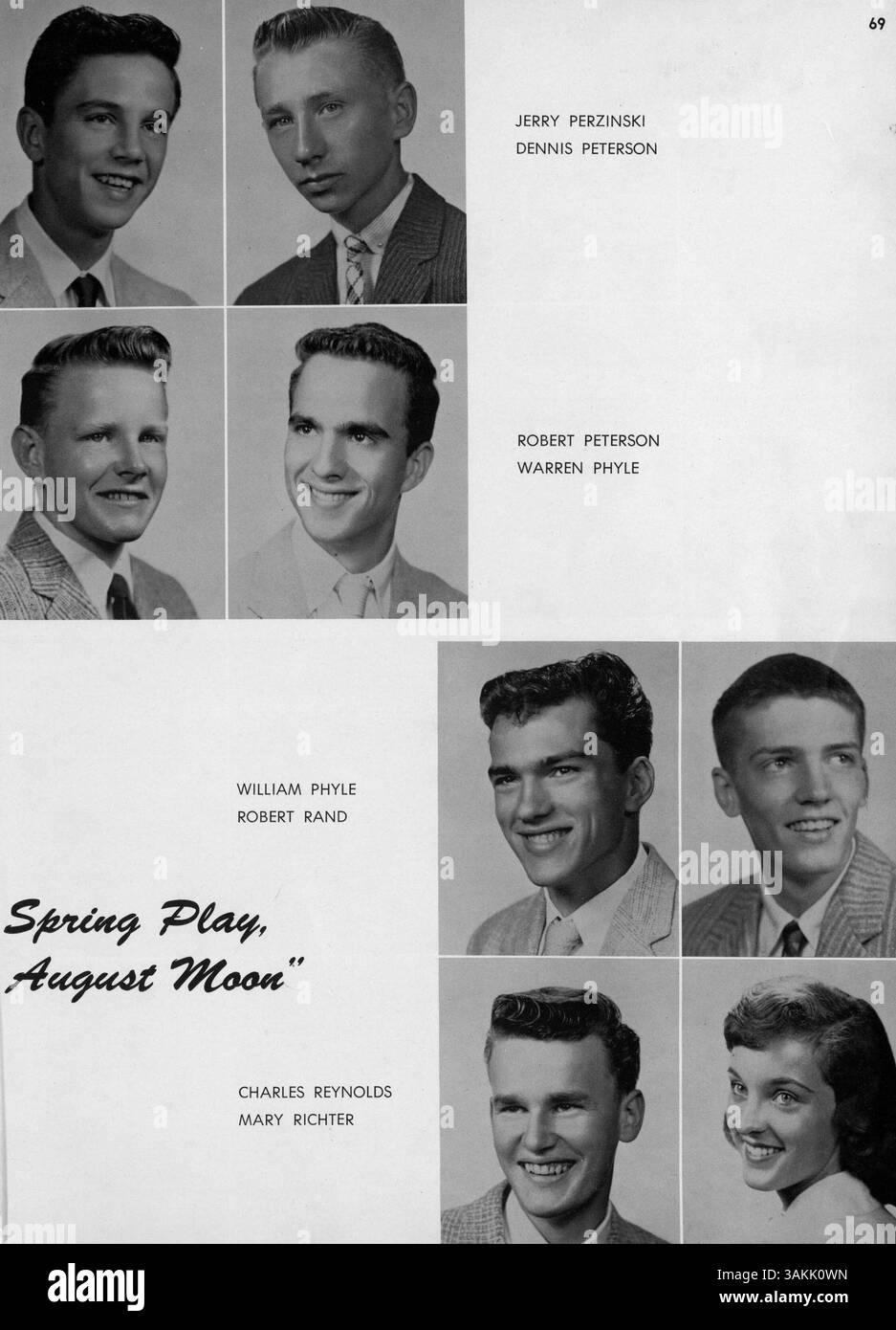 The 1959 'Bear' yearbook from Bloomington High School documents the ...