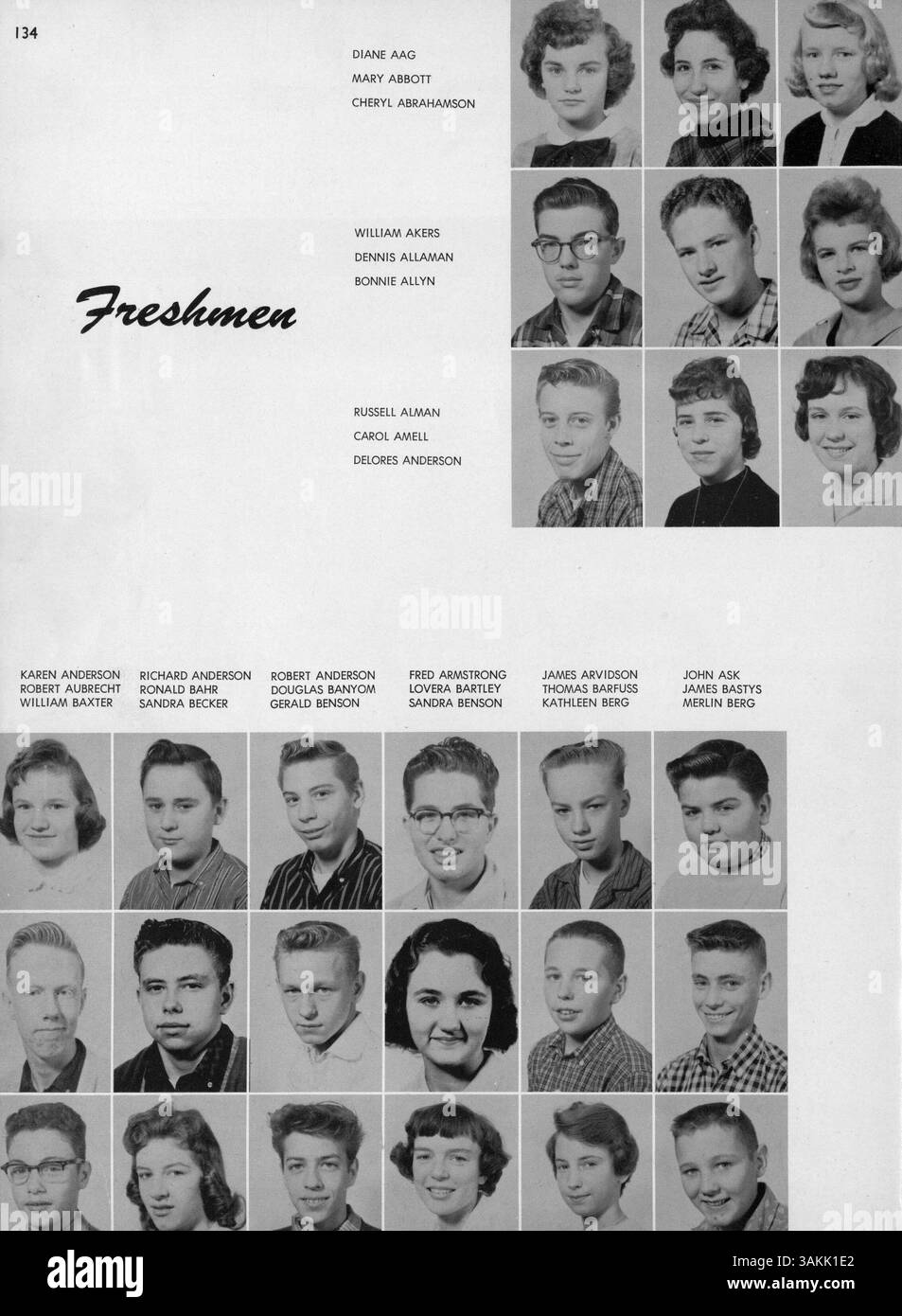 The 1959 'Bear' yearbook from Bloomington High School documents key ...