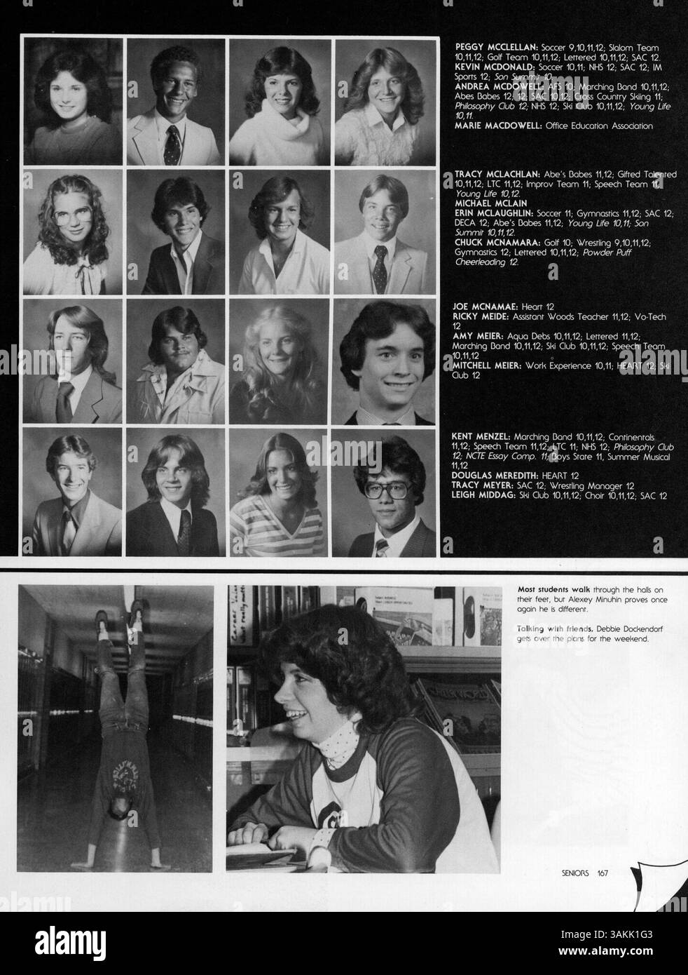 The 1982 Lincoln High School yearbook captures highlights from the 1981 ...