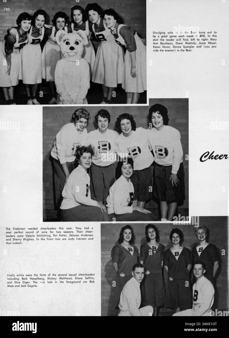 The 1959 'Bear' yearbook from Bloomington High School offers a detailed ...