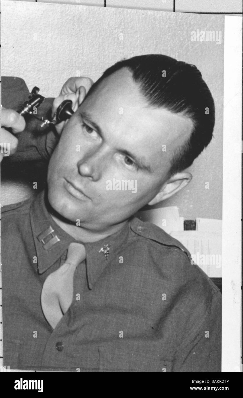 Captain C. M. Bach of the United States Army Medical Corps is pictured ...