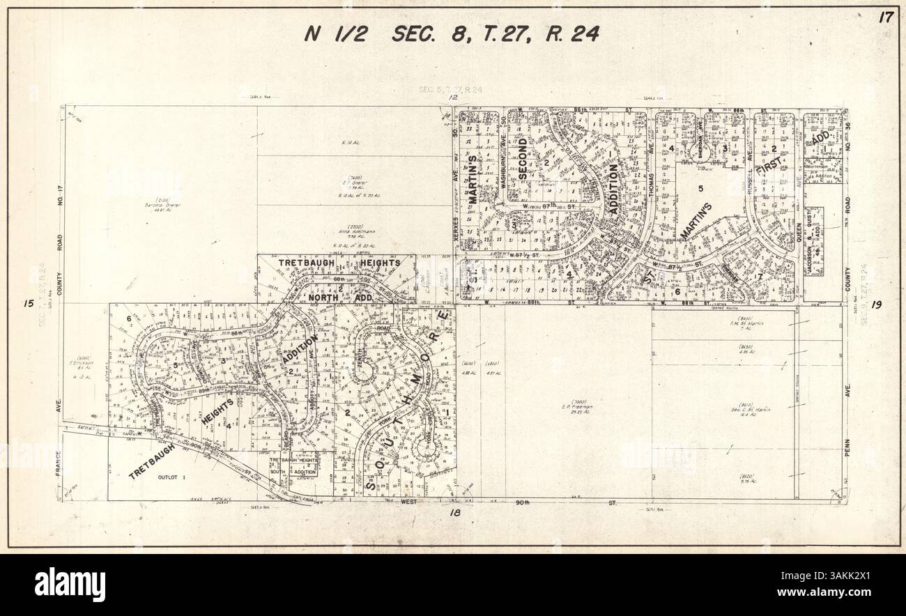 A complete set of surveys and plats from the City of Bloomington ...