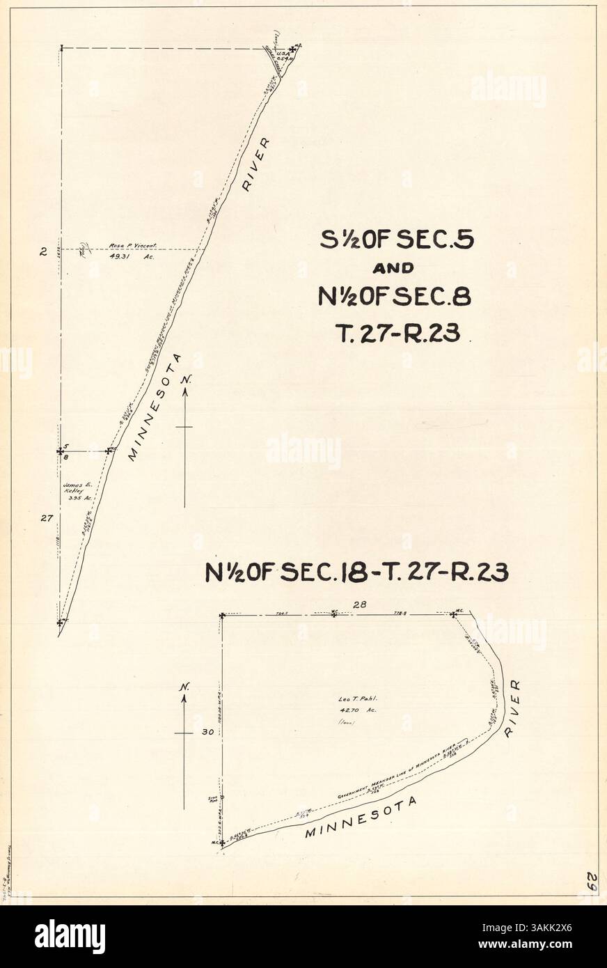 This collection of surveys and plats offers a detailed record of ...