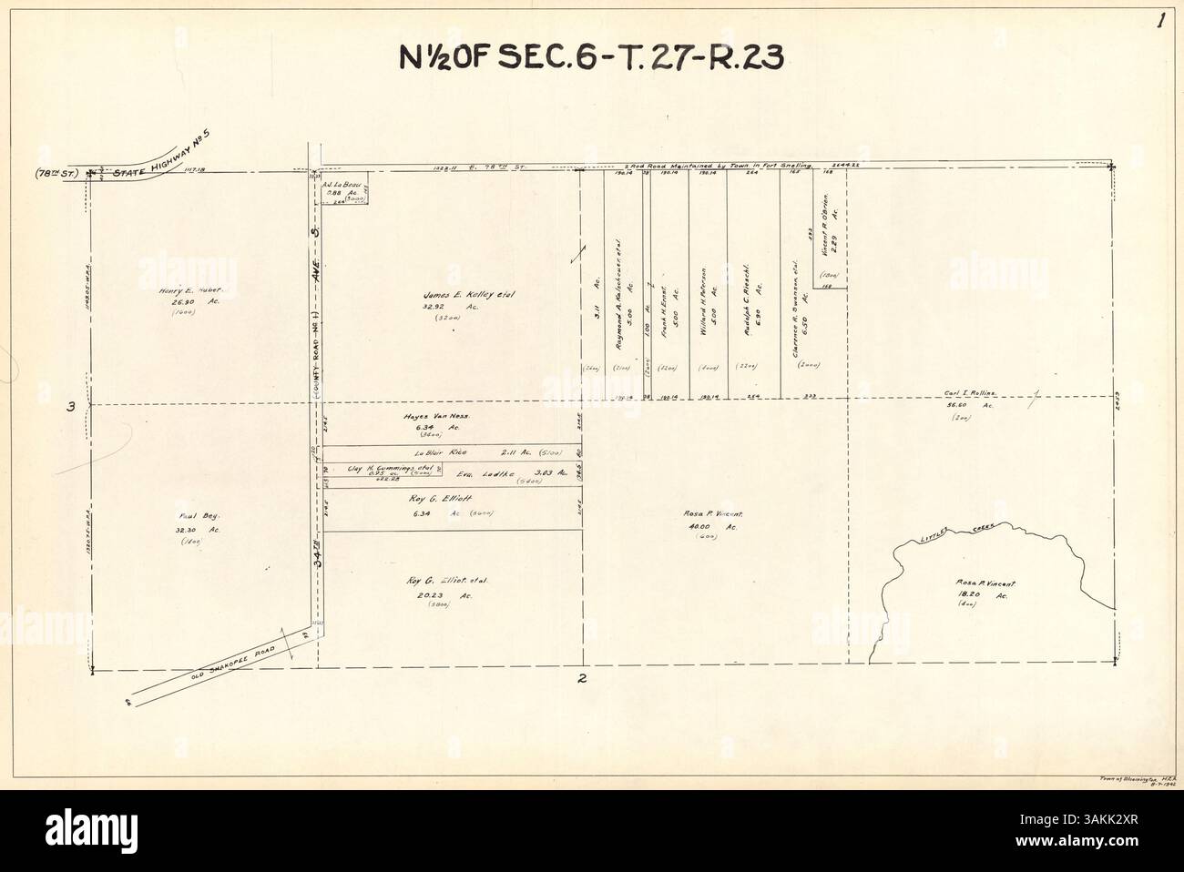 This set of surveys and plats from the City of Bloomington provides ...