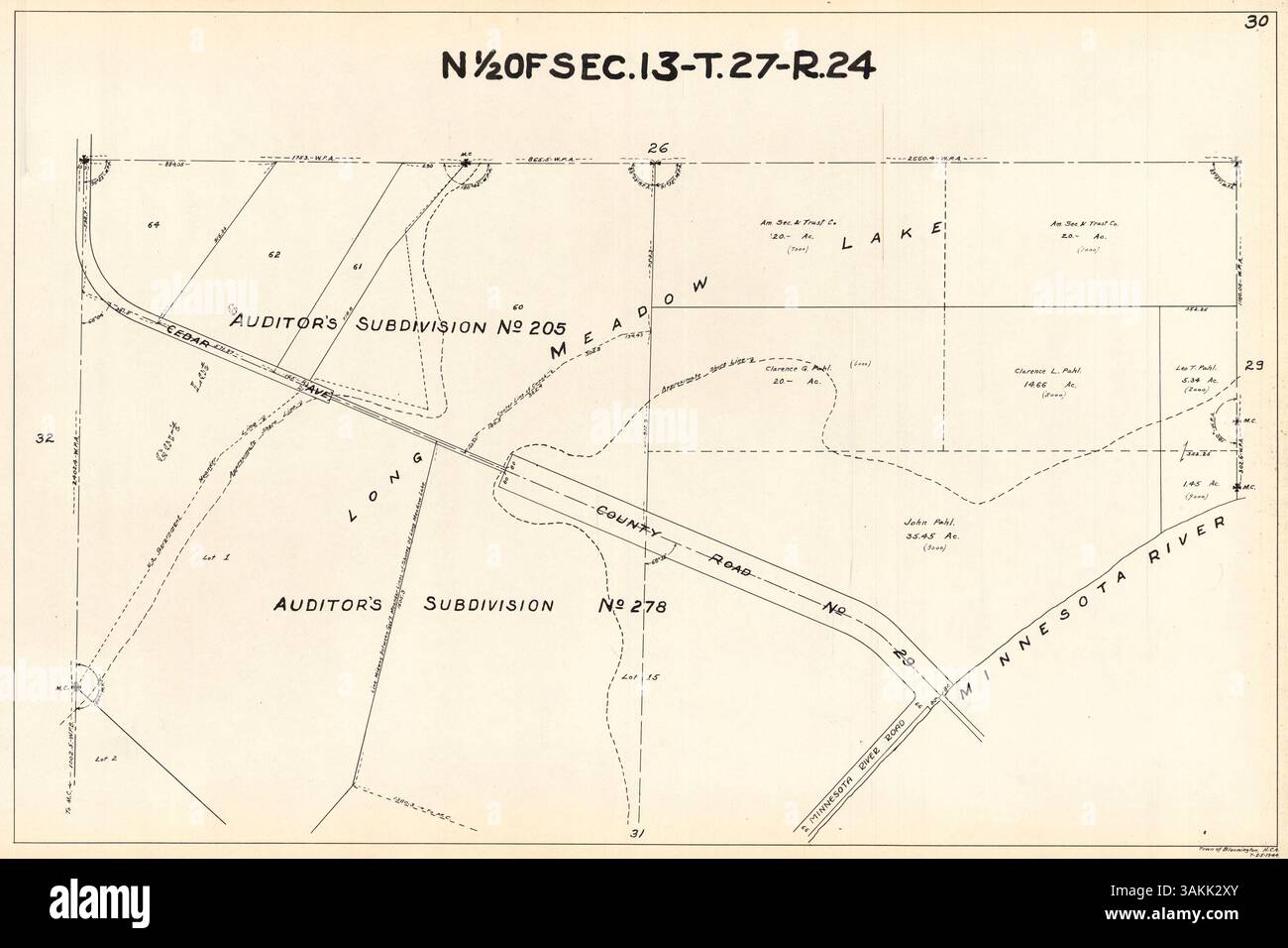 This set of surveys and plats offers detailed information on the ...