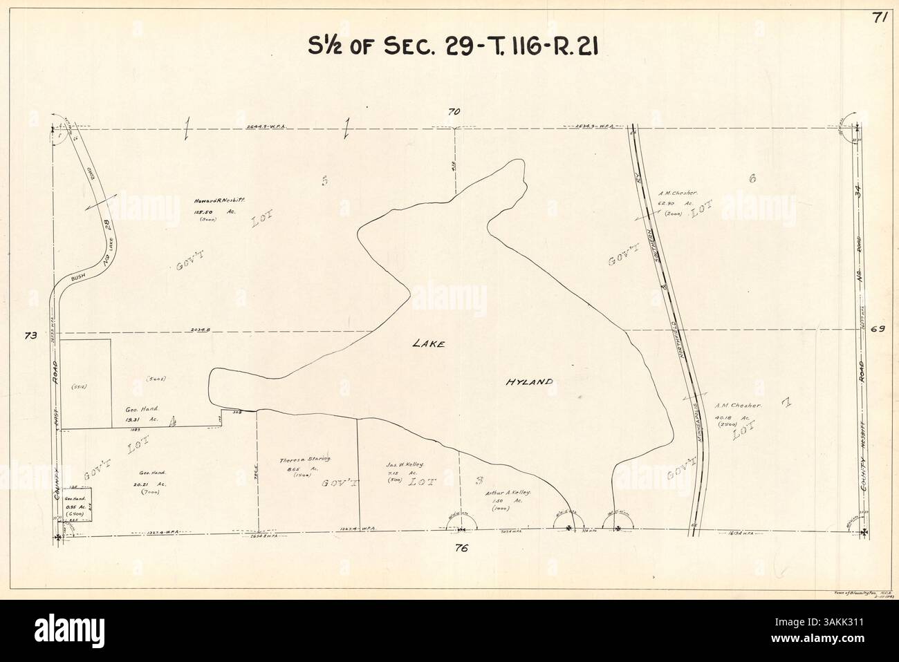 This set of surveys and plats for Bloomington includes property ...