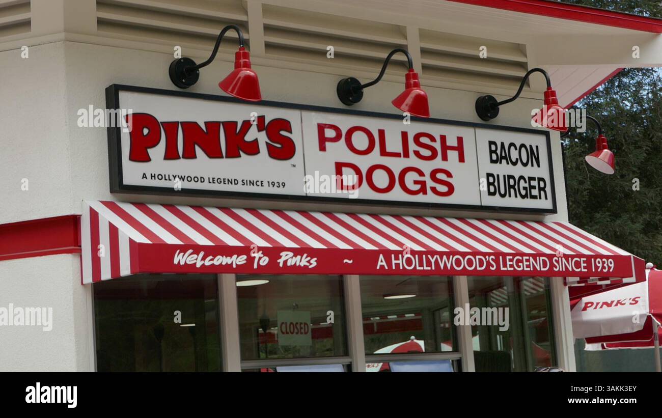 Los Angeles, California, USA 10th April 2025 Pinks Hot Dogs at LA Zoo ...