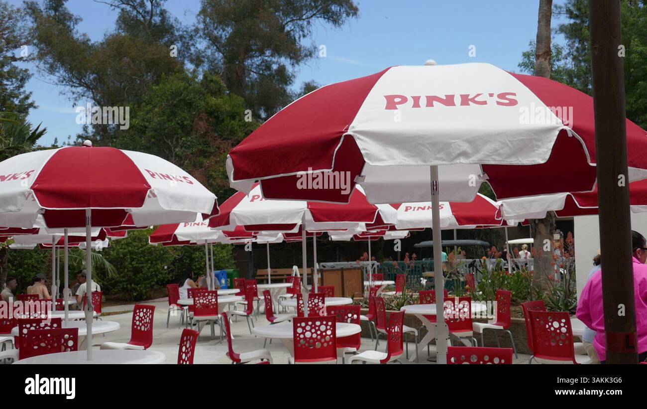Los Angeles, California, USA 10th April 2025 Pinks Hot Dogs at LA Zoo ...