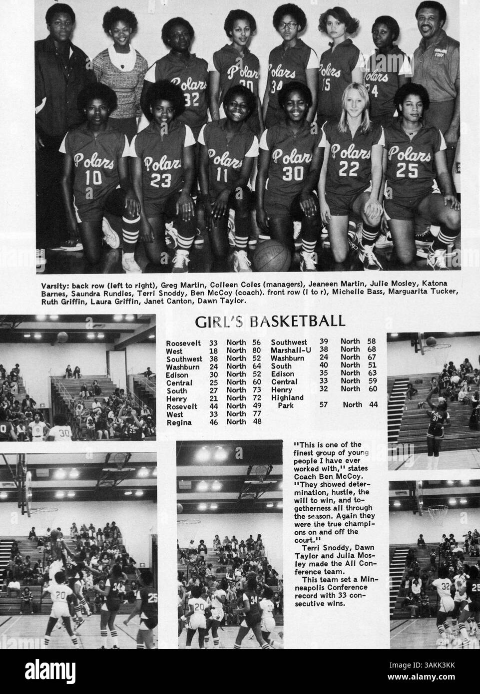 The 1978 edition of North High School's yearbook, 'Polaris', features student and teacher ...