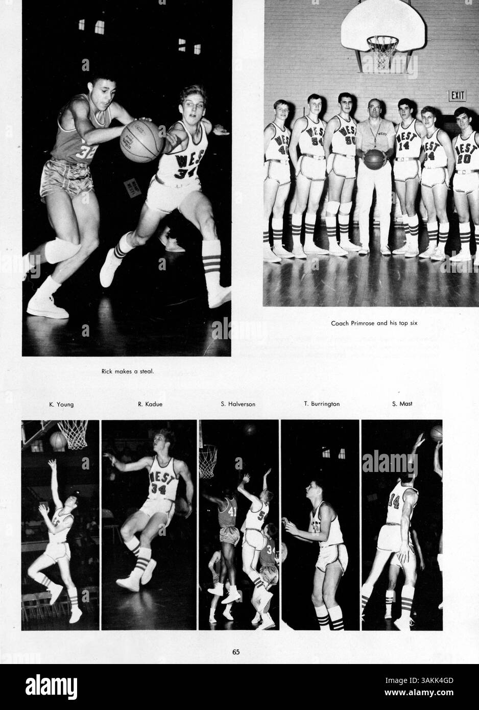 The 1966 'Hesperian' yearbook from West High School records the major ...