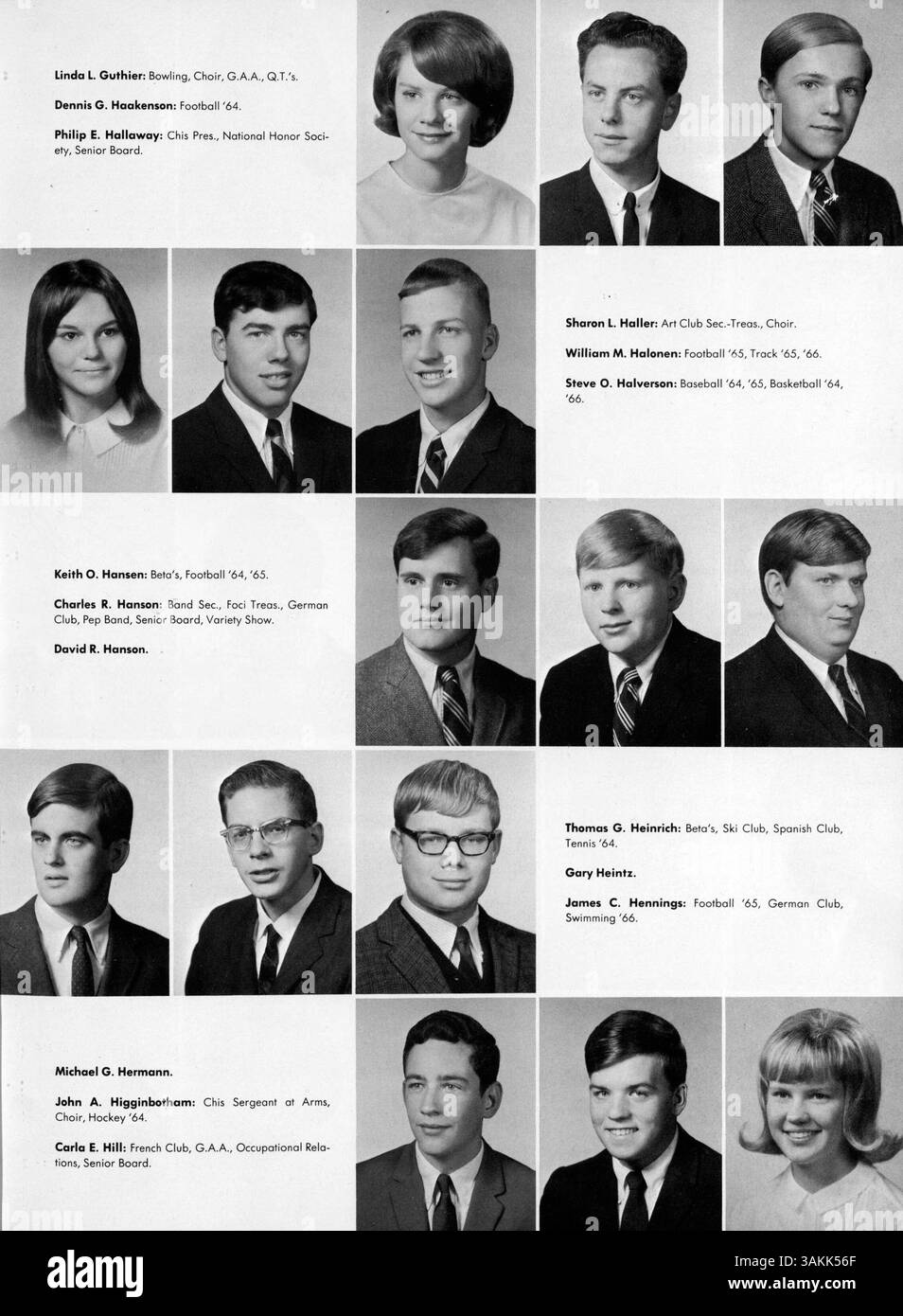 The 'Hesperian' yearbook from 1966 showcases the students, teachers ...