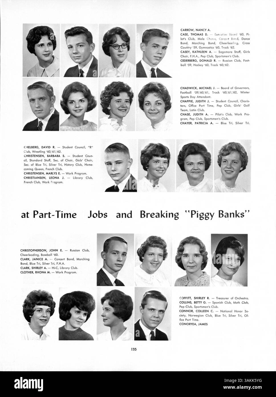 This yearbook from 1962 documents various school events, including ...