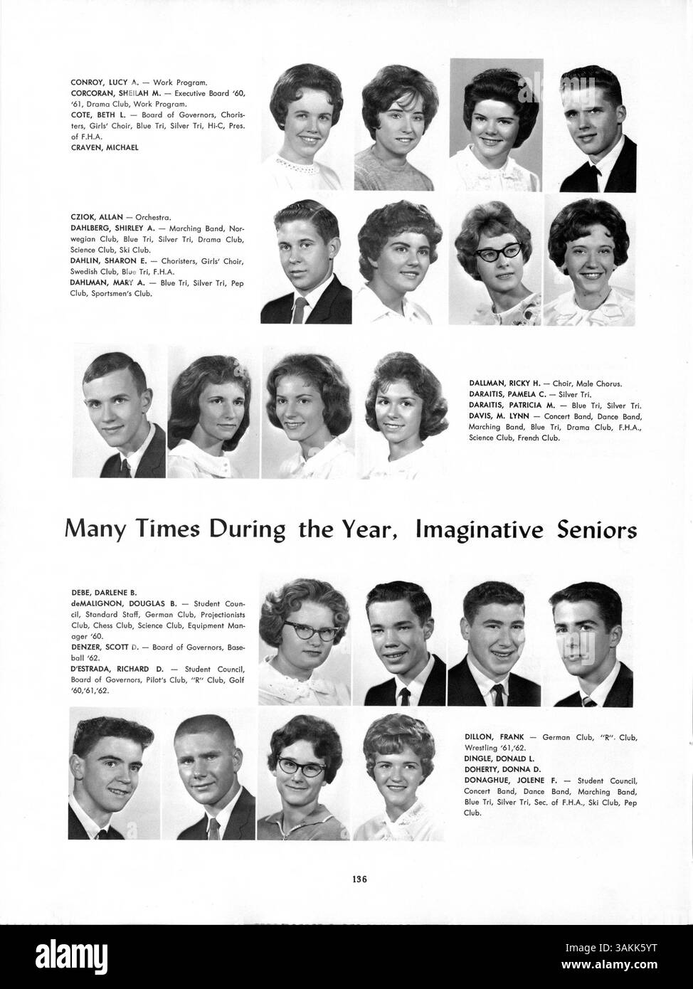 The 1962 Roosevelt Yearbook highlights student achievements, athletics ...
