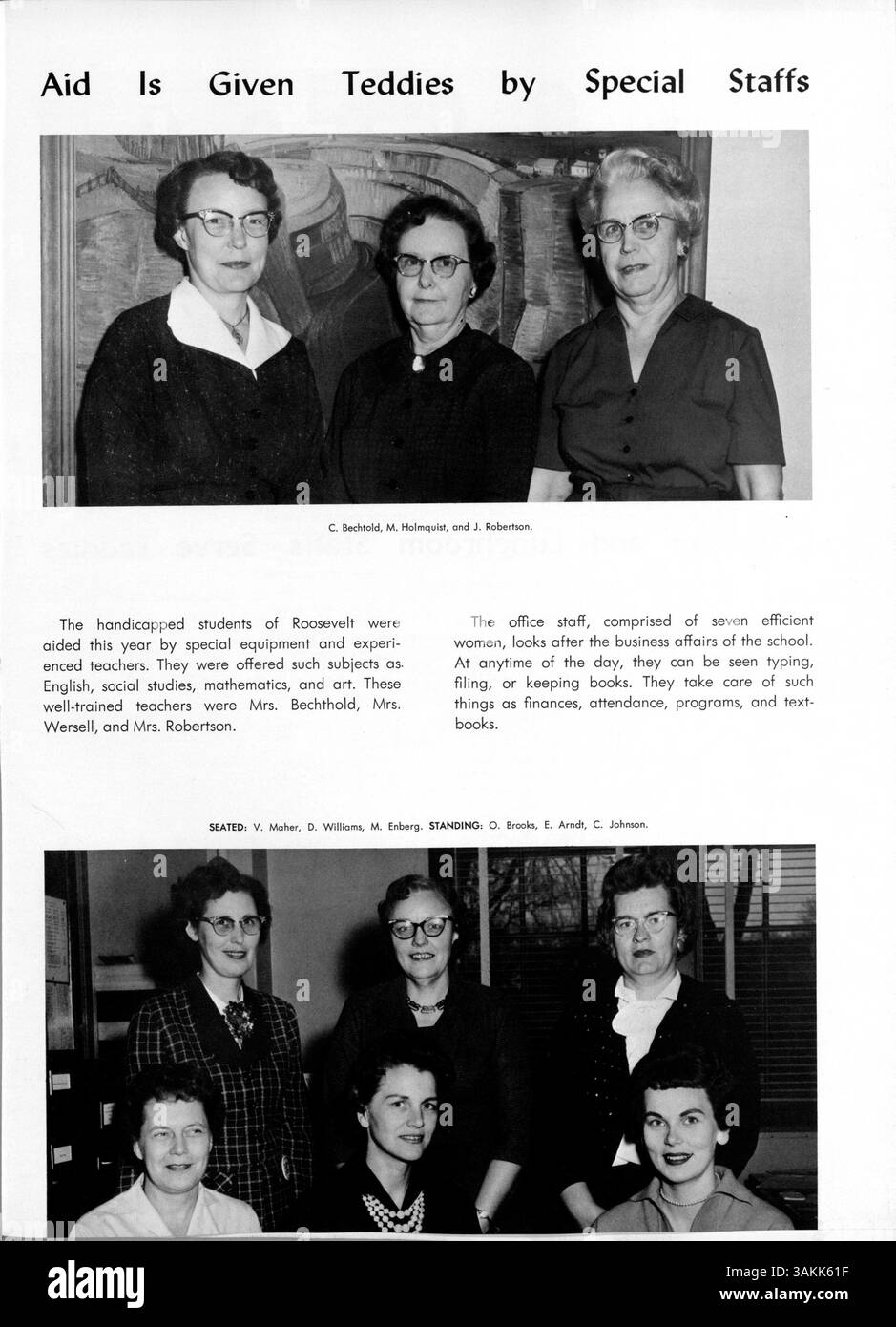 This high school yearbook from 1962 documents students, teachers, clubs ...