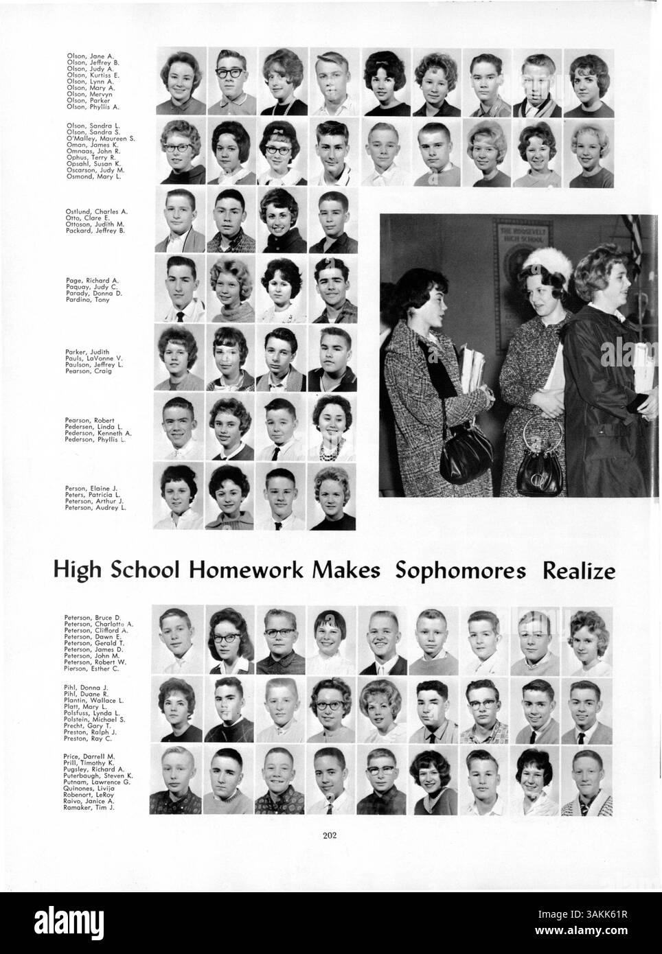 The 1962 Roosevelt Yearbook captures the Roosevelt High School ...