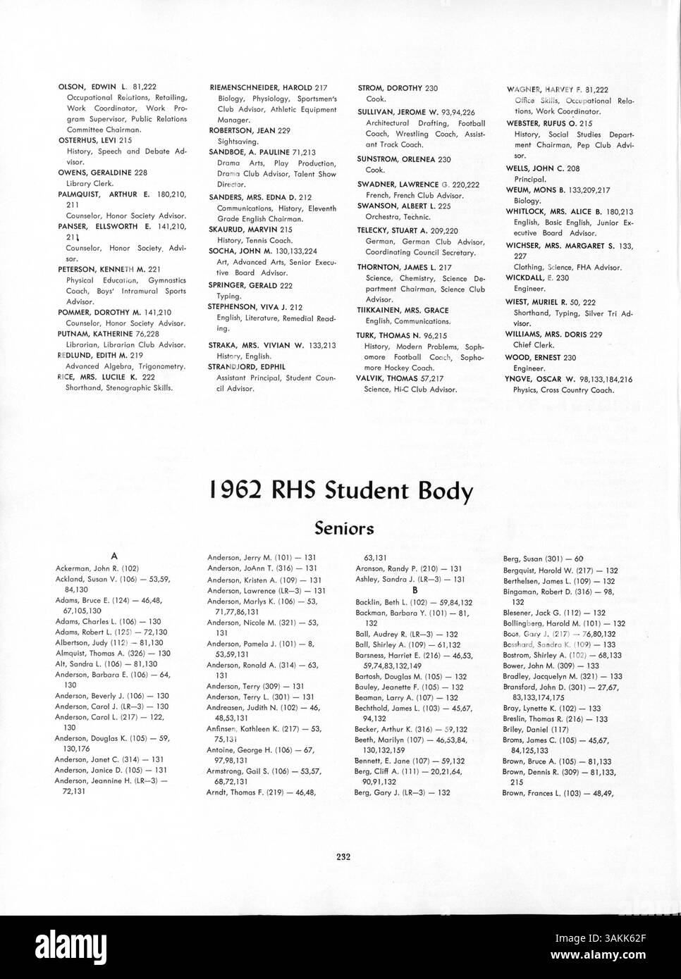 The 1962 Roosevelt Yearbook highlights the students, clubs, athletics ...