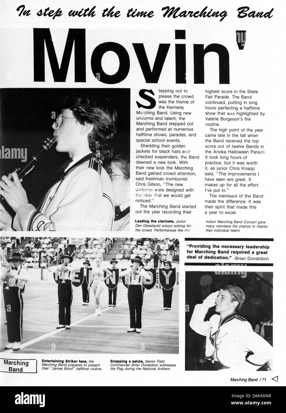 The Kennedy High Yearbook of 1987-1988 highlights students, faculty ...
