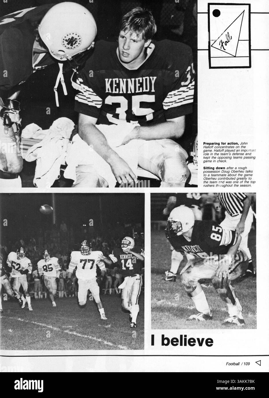 The 1988 Kennedy High Yearbook captures the 1987-1988 school year ...