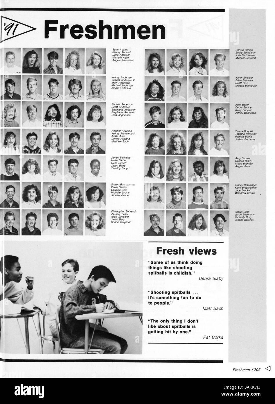 The 1988 Kennedy High Yearbook captures student life, school clubs ...