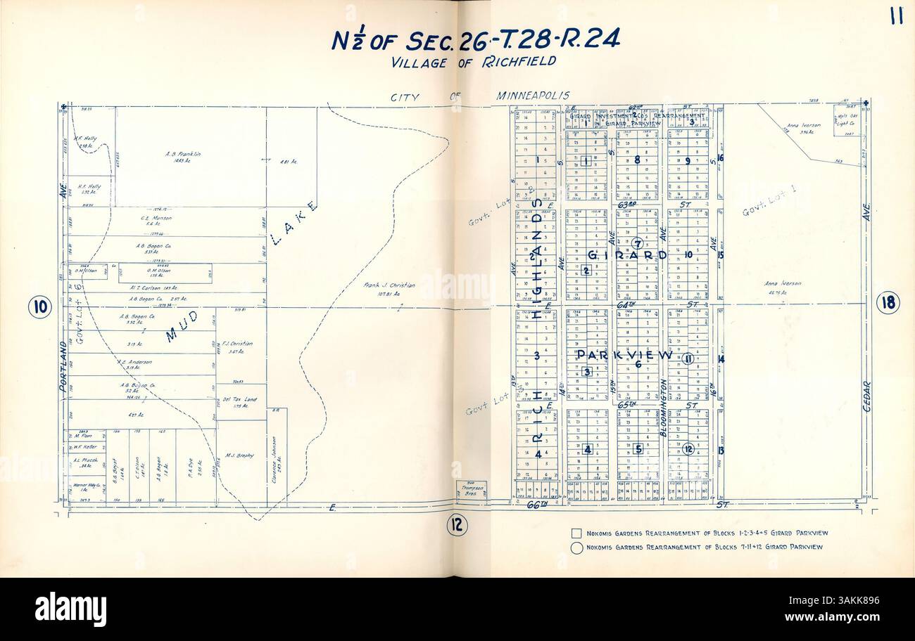 The atlas includes a full set of maps of the Village of Richfield ...