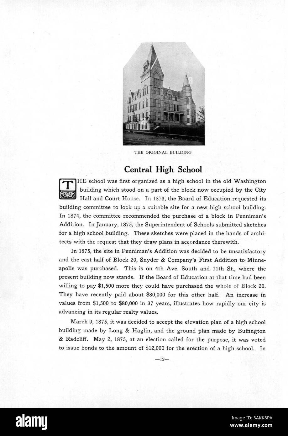 The Central High Yearbook from 1912 provides a historical record of ...