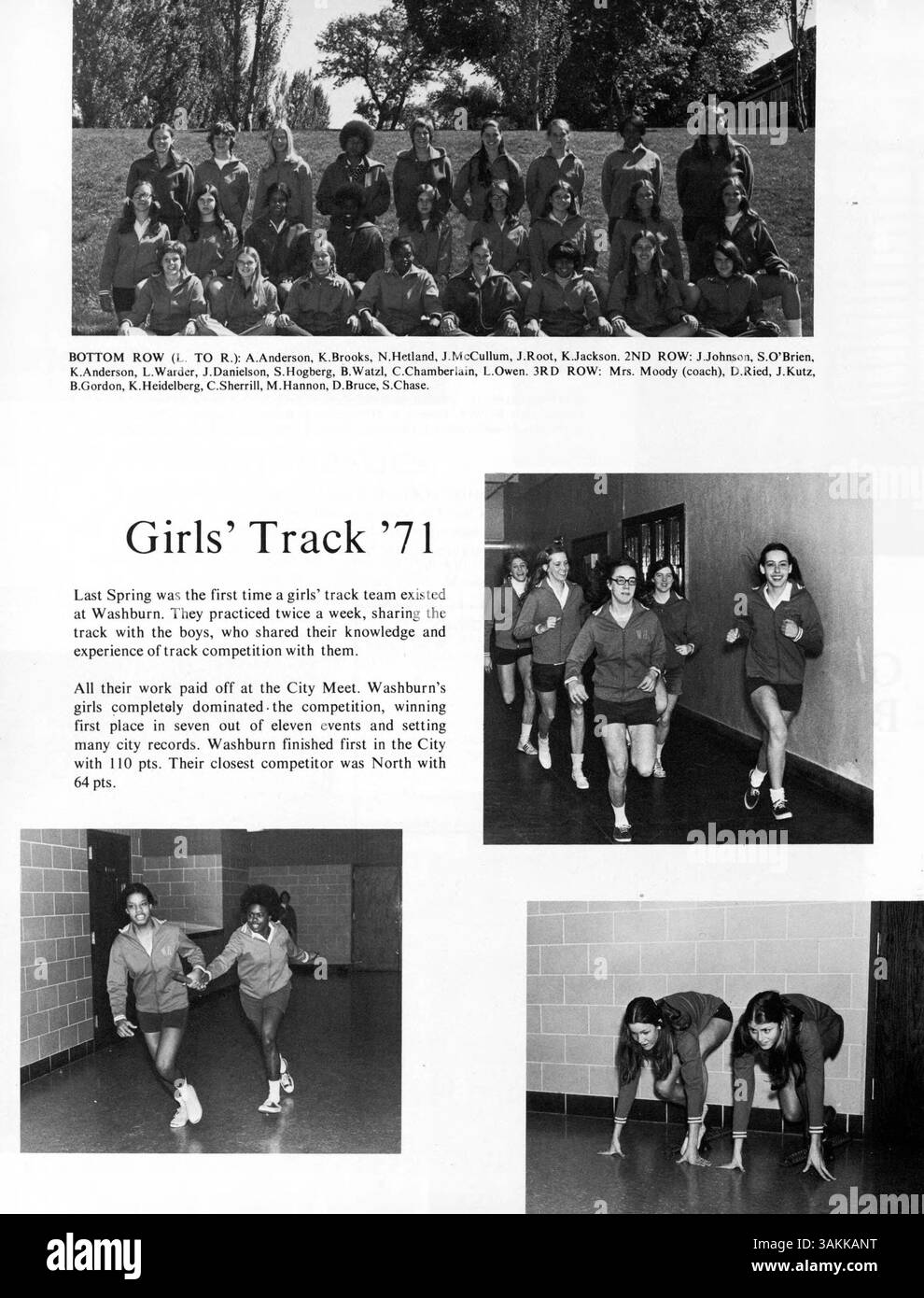 This 1972 high school yearbook captures the events of the 1971-1972 ...