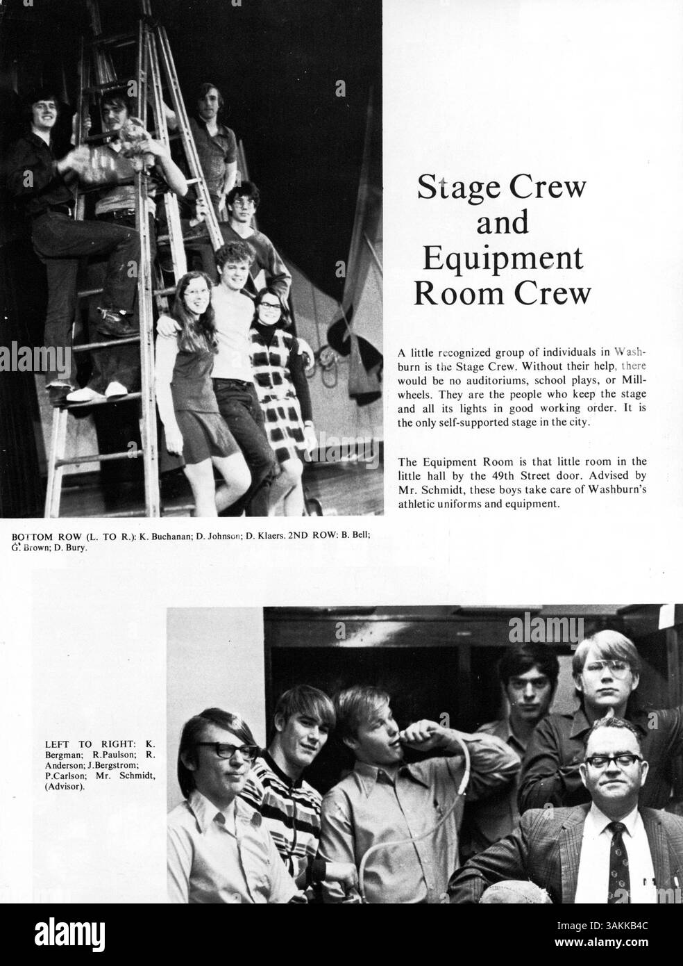 This 1972 Washburn Yearbook captures the events of the 1971-1972 school ...