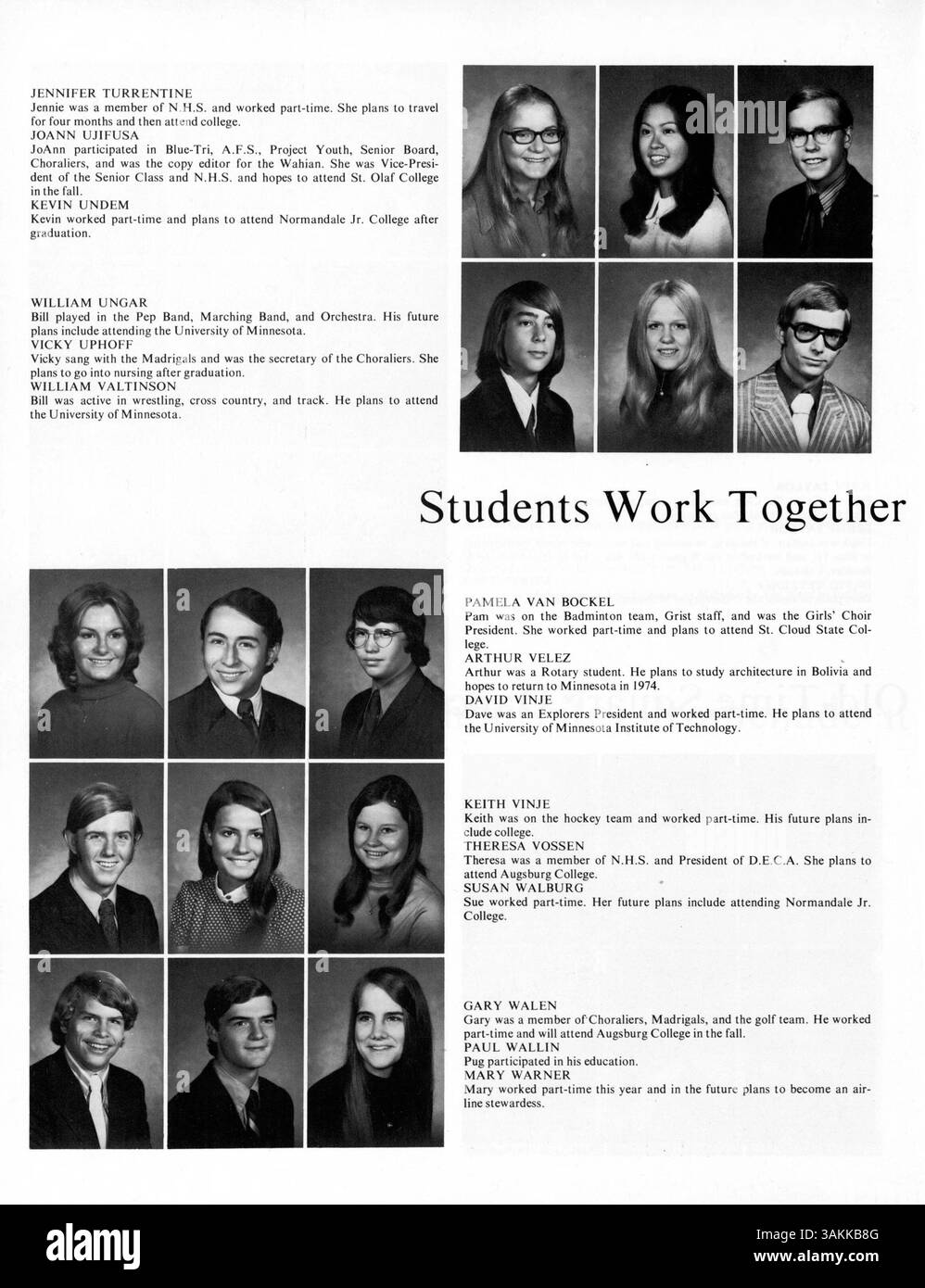The 1972 Washburn Yearbook captures key moments and events from the ...