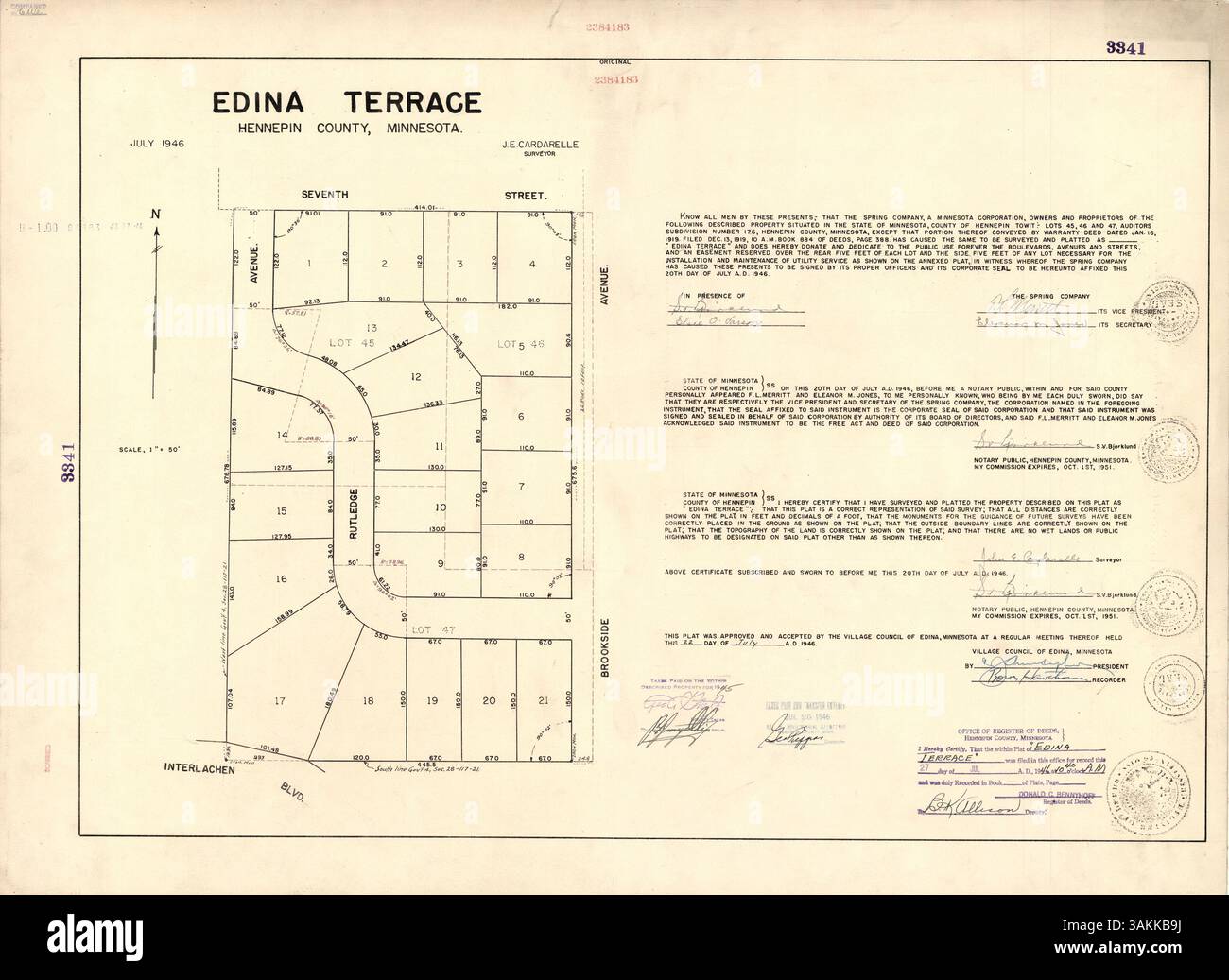 Edina Terrace is a historical residential area, reflecting early ...