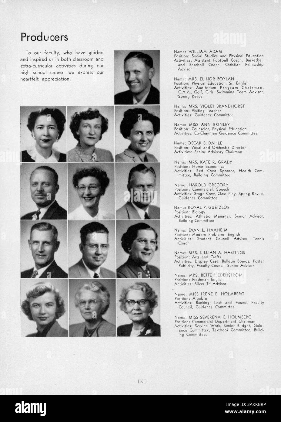 The 1952 Wagistanian yearbook from Southwest High School presents the ...