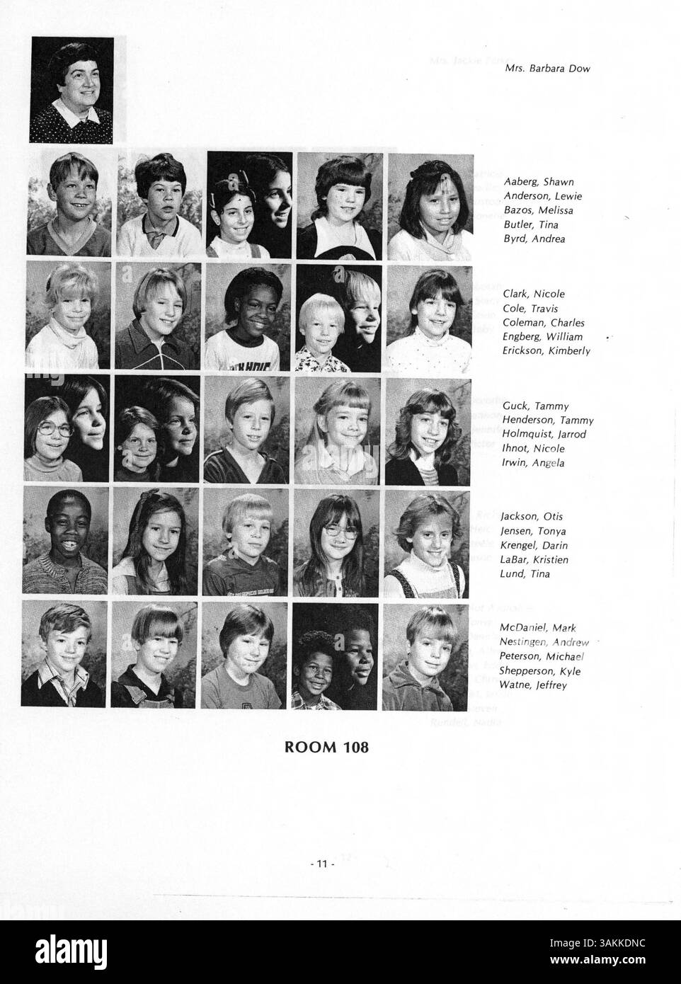 The 1982 edition of the Putnam Elementary Yearbook documents key events ...