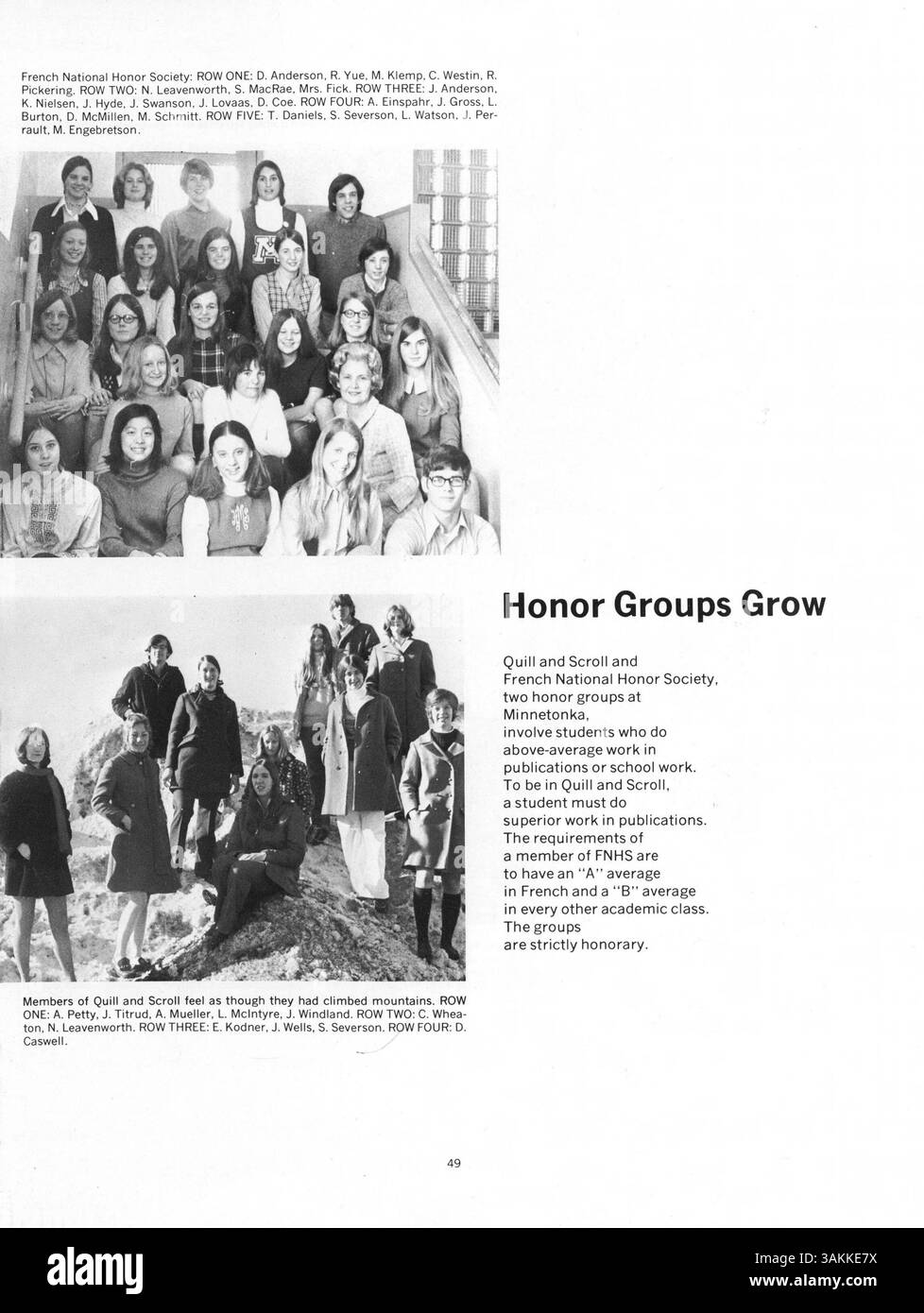 This high school annual documents the students, teachers, clubs ...