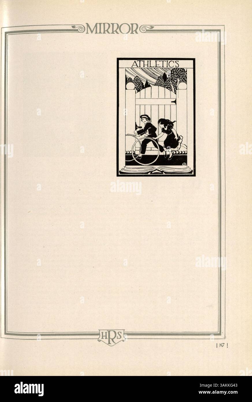 The 1925 'Mirror' yearbook from Roosevelt High School showcases the ...