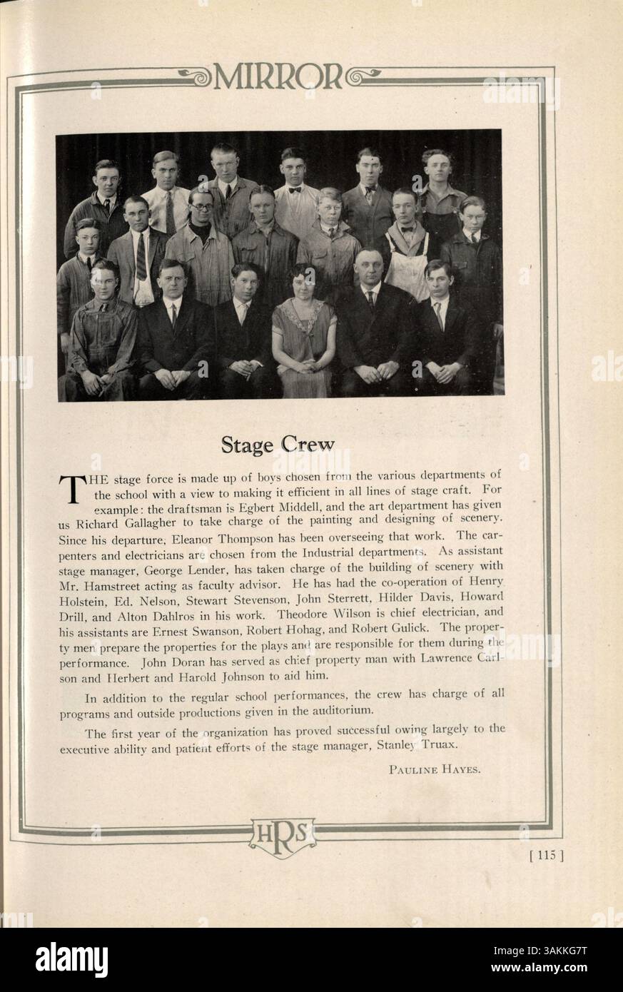 Roosevelt High School’s 1925 'Mirror' Yearbook captures the student ...