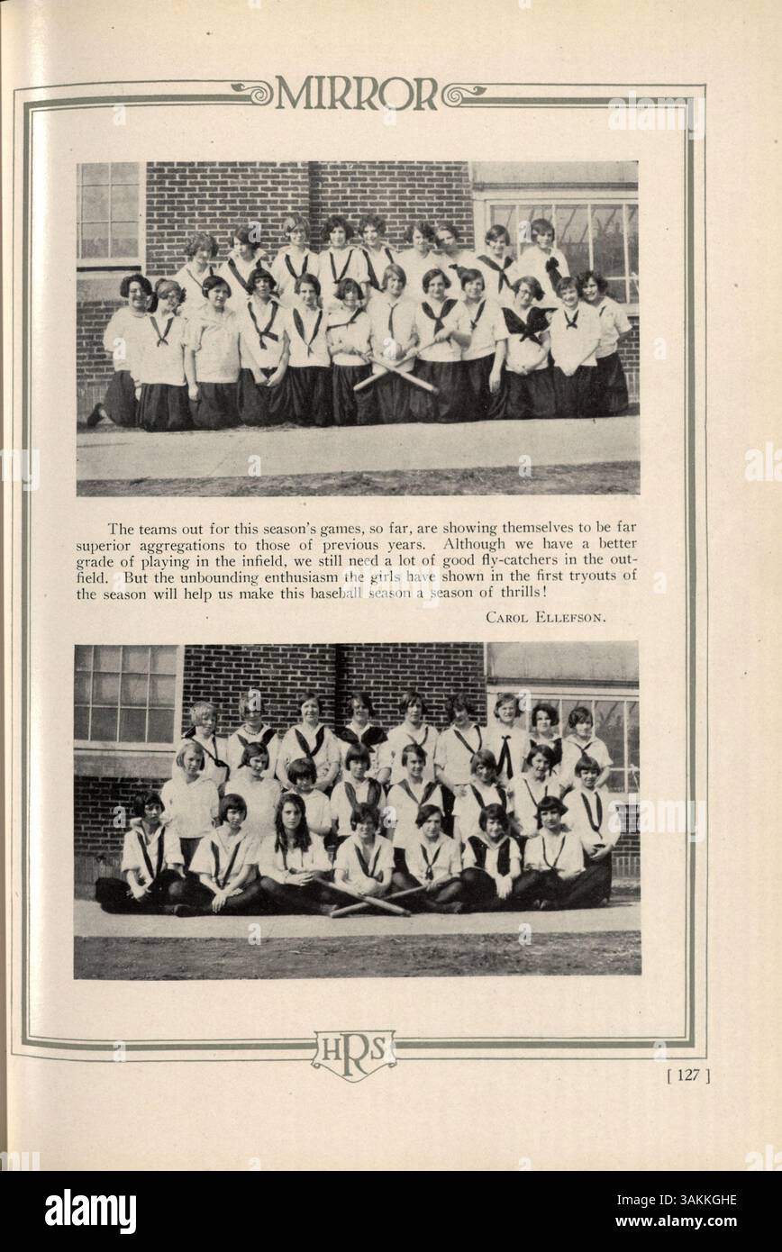 The 'Mirror 1925' yearbook from Roosevelt High School reflects on the ...