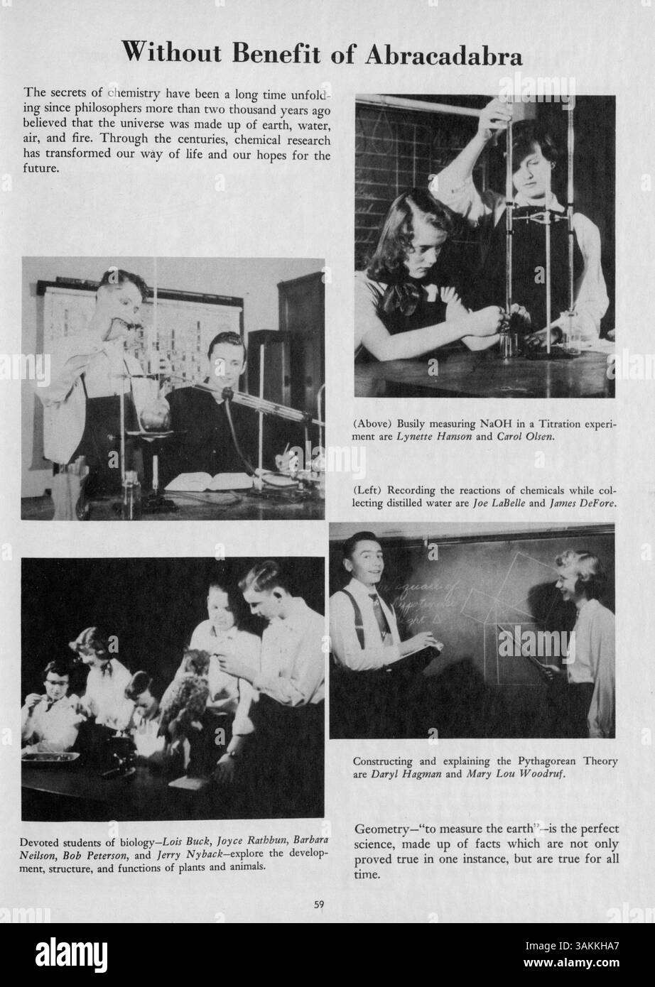 The 1952 Patrick Henry High School yearbook, 'Orator,' showcases the ...