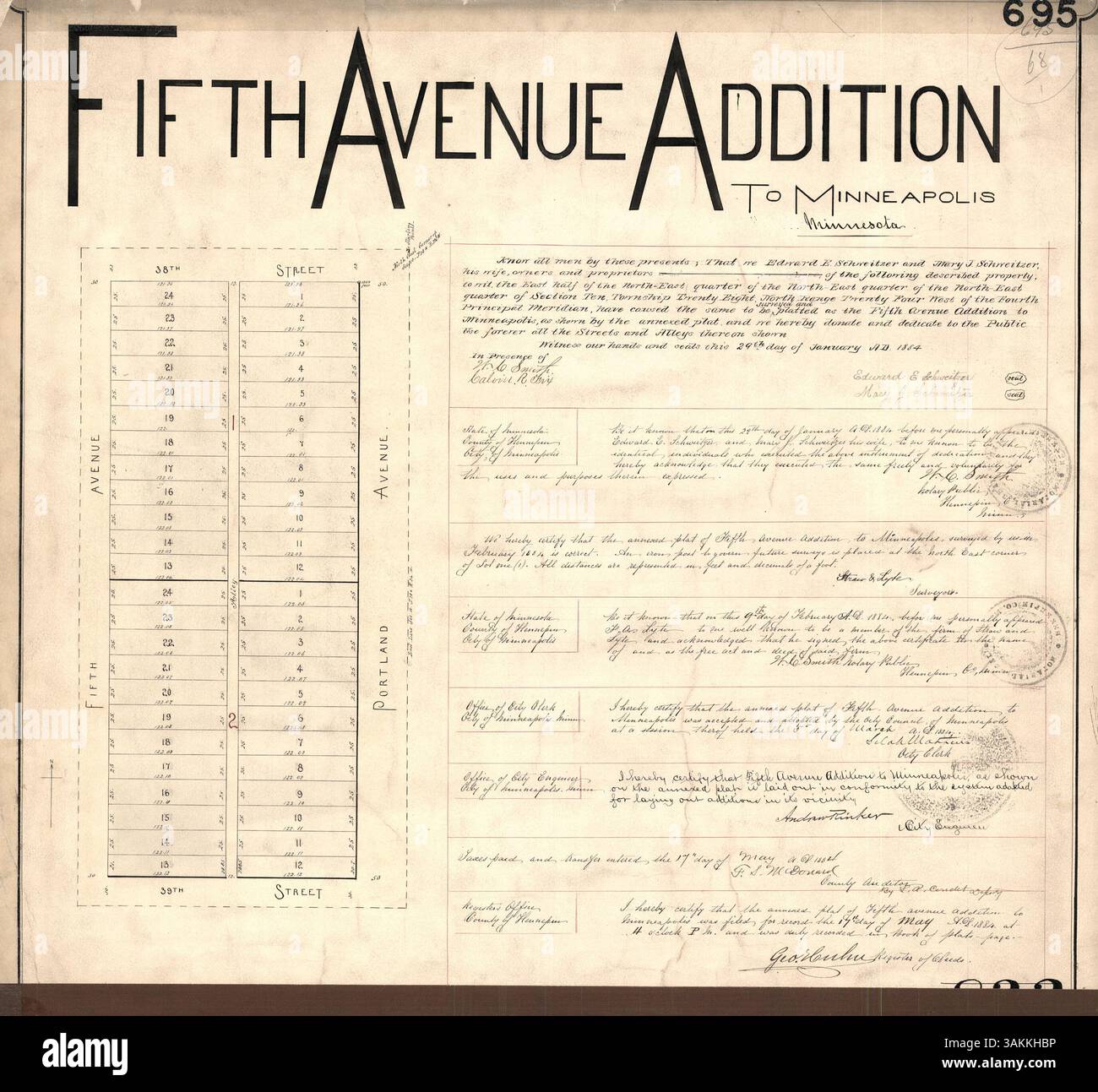 The Fifth Avenue Addition to Minneapolis is a historic land development ...