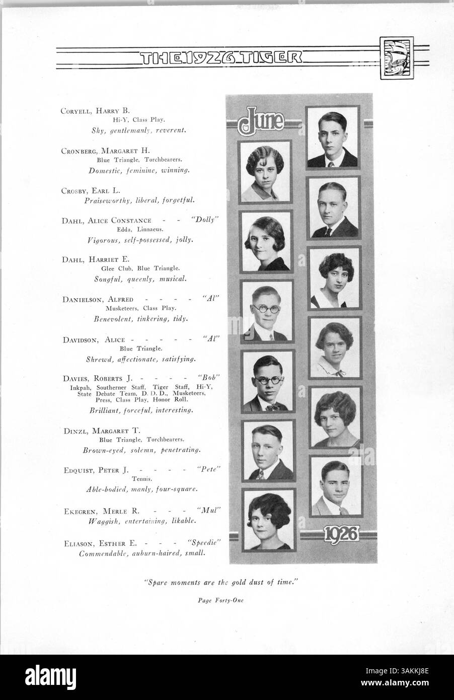 The 1926 South High Yearbook captures the essence of student life ...