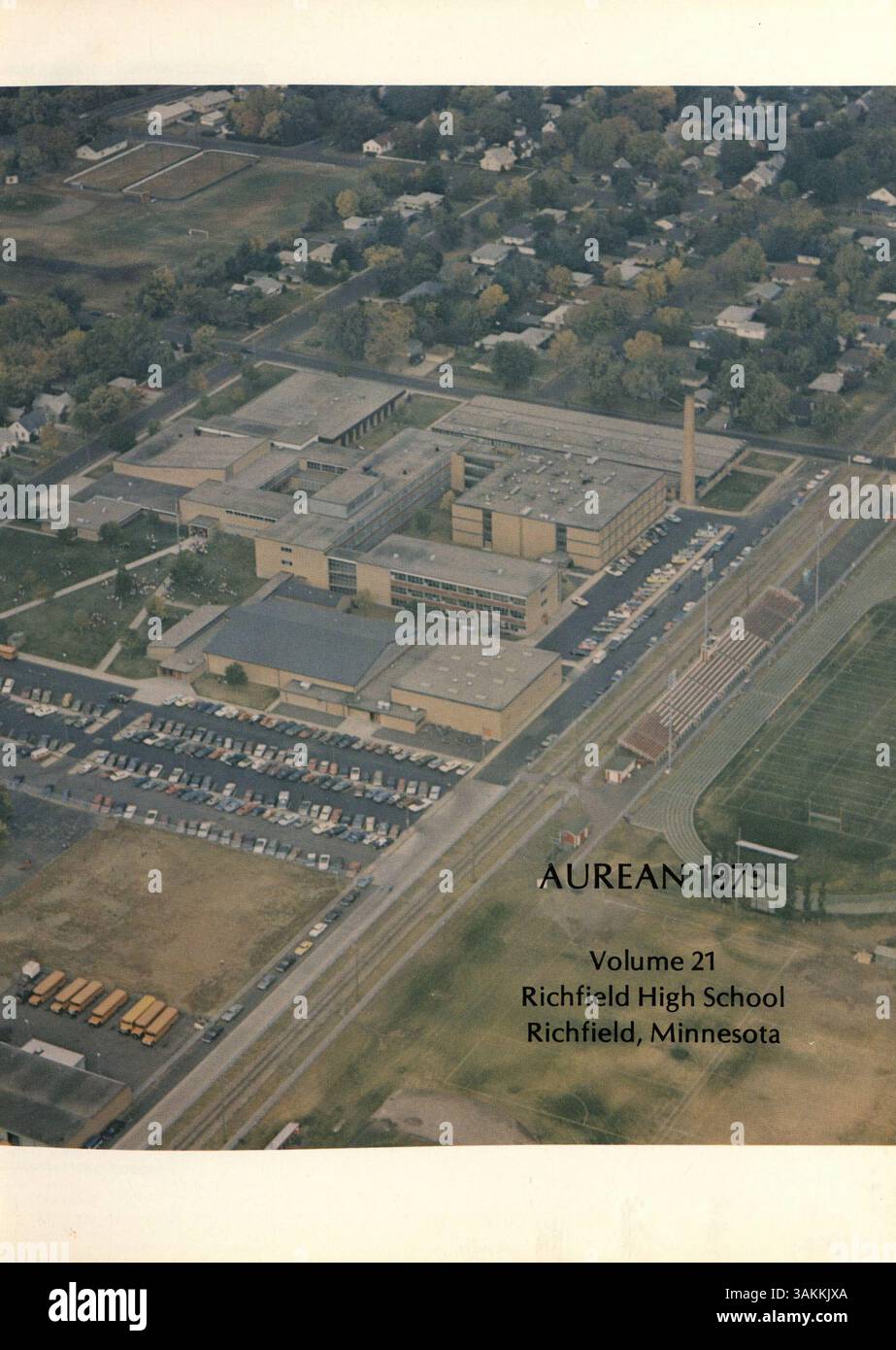 The 1975 'Aurean' Yearbook of Richfield High School reflects on the ...