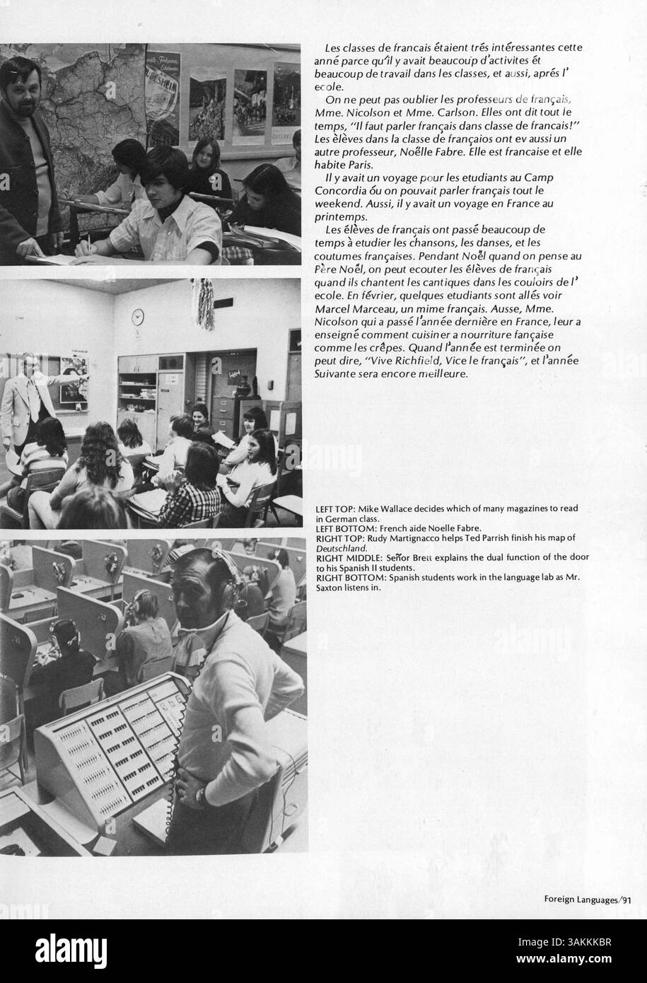 The 1975 Richfield High School Yearbook, 'Aurean,' captures the significant events, clubs ...