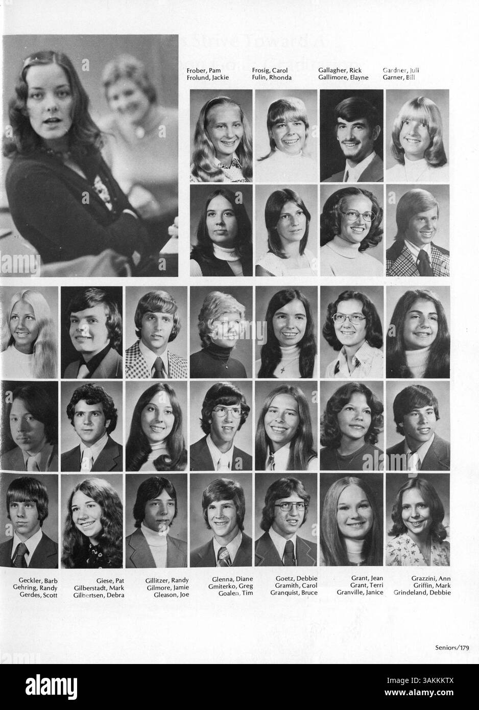 This edition of the 'Aurean' yearbook from 1975 chronicles the events ...