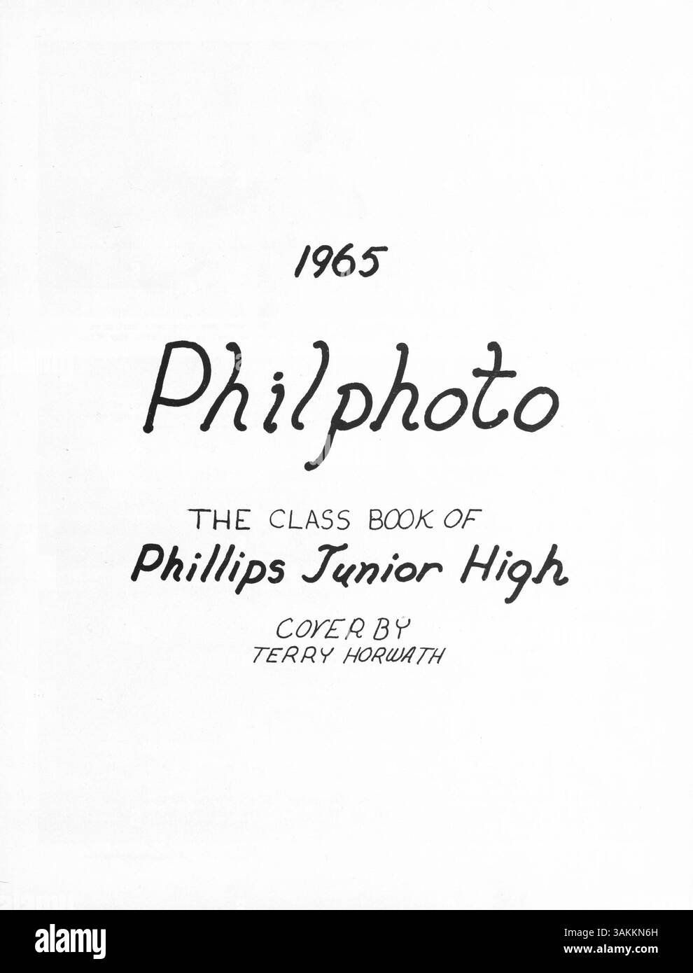 The 1965 Phillips Jr. High yearbook includes documentation of students ...