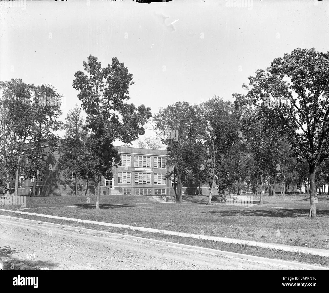 This photograph shows the exterior of Ericsson School, a historic ...