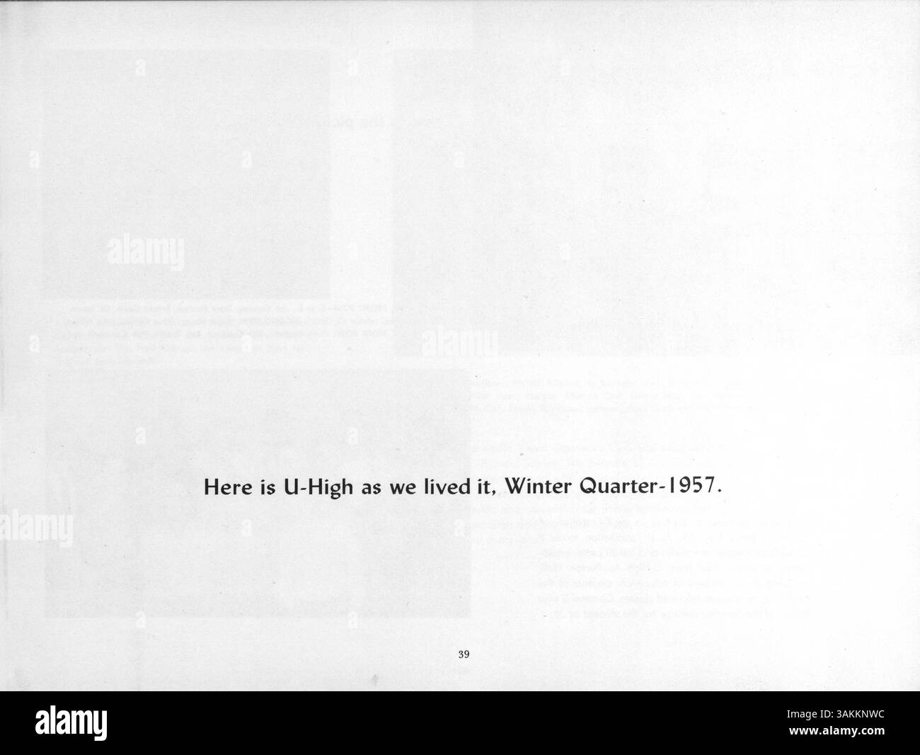 The 1957 'Bisbila' yearbook from University High School captures the ...